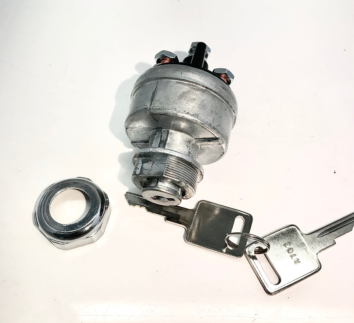 4 Position Universal Ignition Switch Acc/Off/Ignition/Start Chrome Bez ...