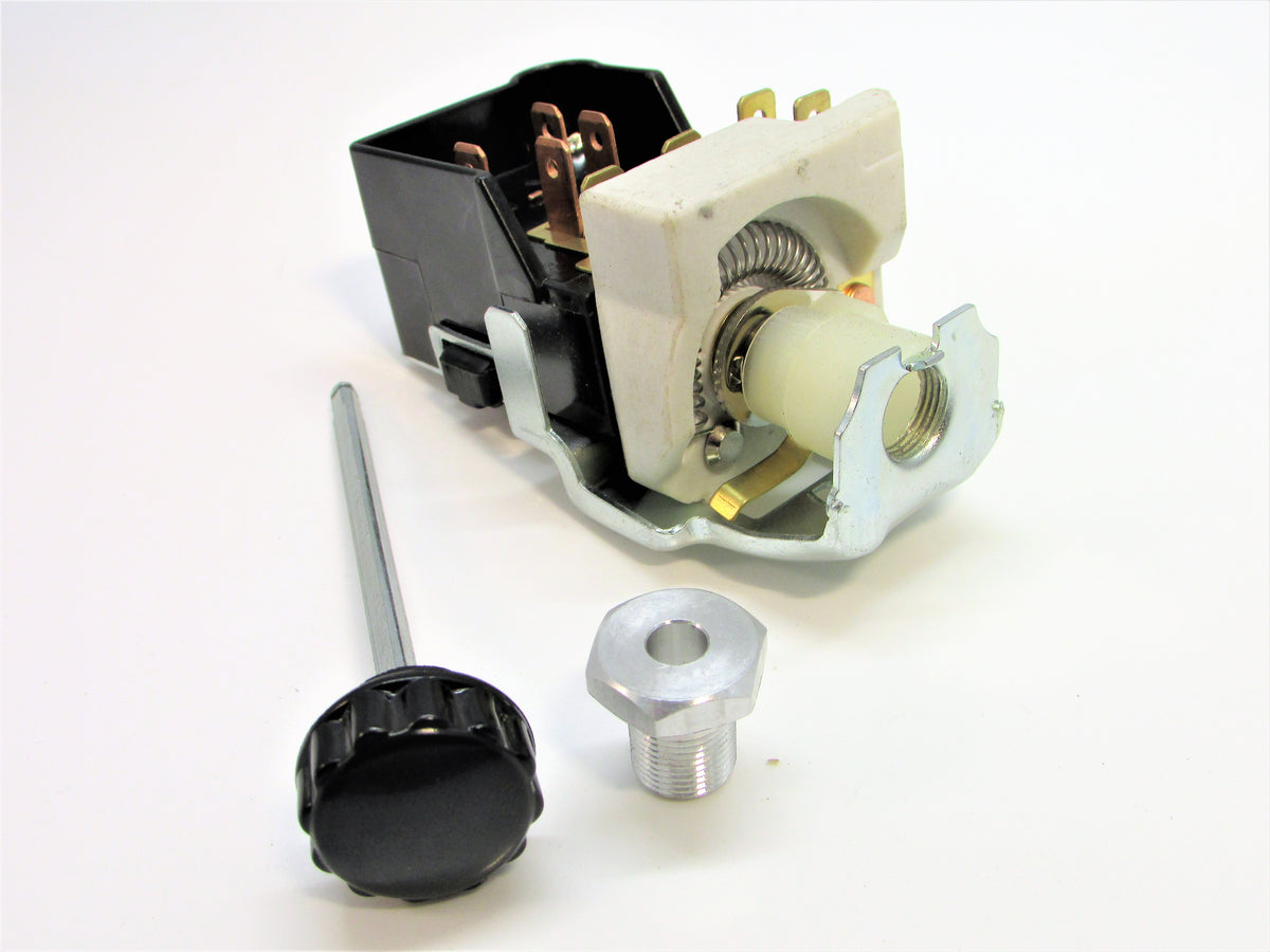GM Style Universal Headlight Switch Black Bakelite Mercury Knob Series ...