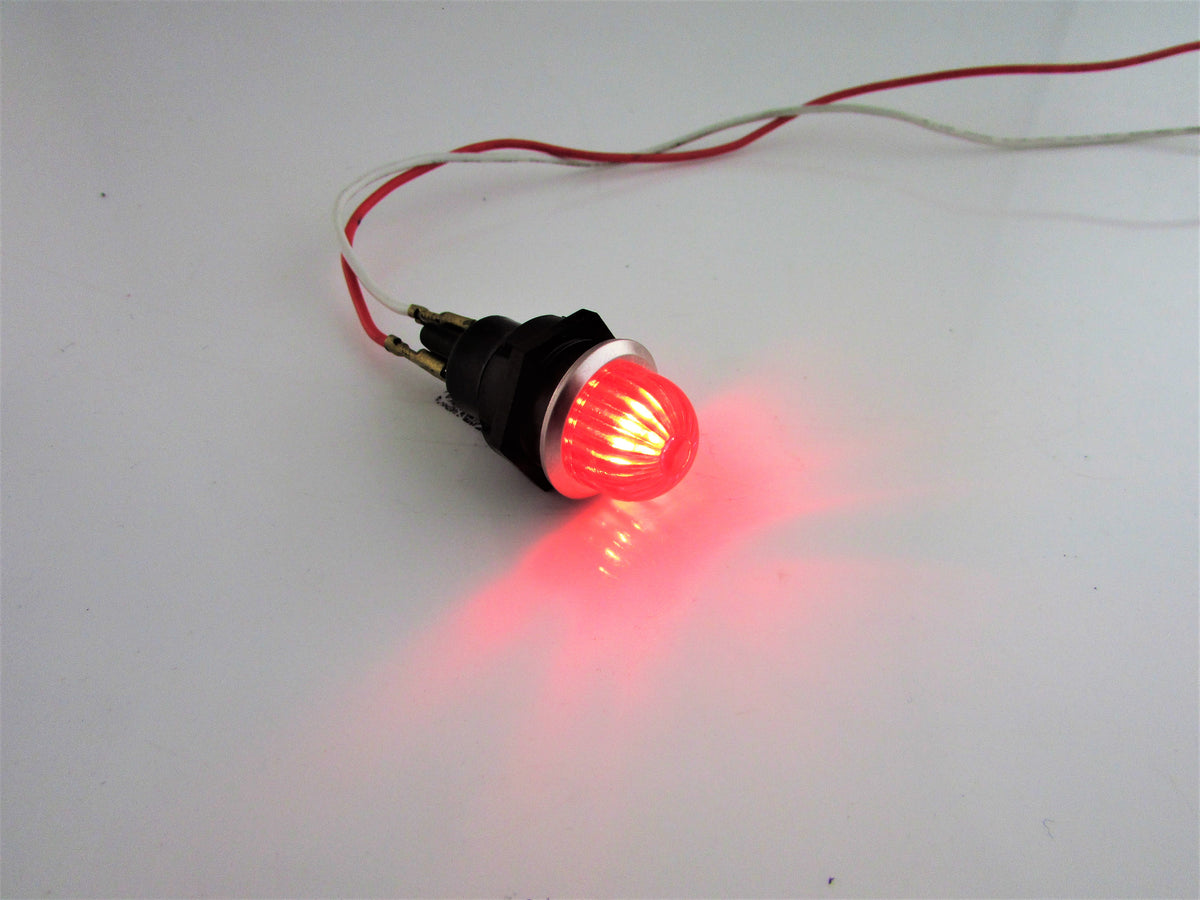 Large Vintage Style Dash Indicator Lamp Red – RetroElectrical